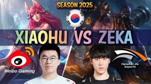 【WBG Xiaohu阿狸 vs HLE Zeka瑞兹】韩服王者局ob_哔哩哔哩_bilibili