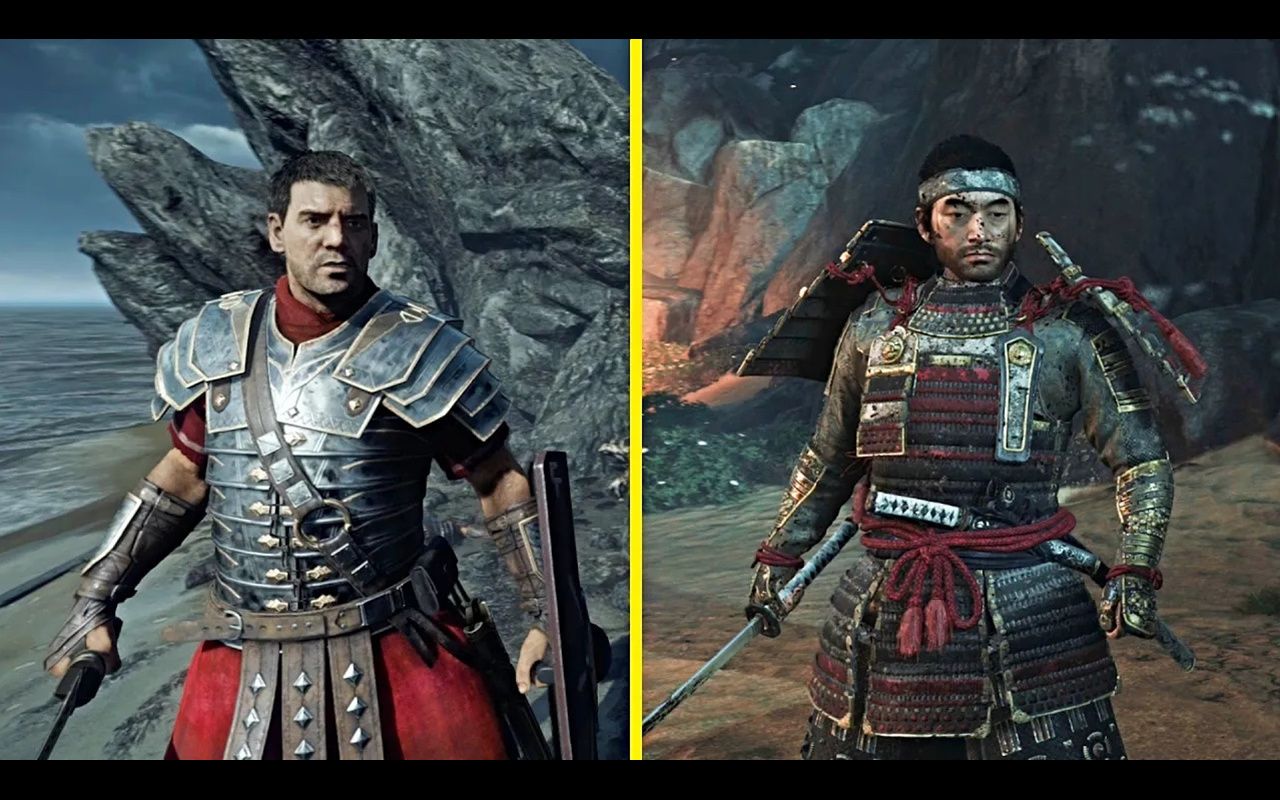 《对马岛之魂》Vs《罗马之子》画质对比 Ultimate Gamerz_哔哩哔哩_bilibili