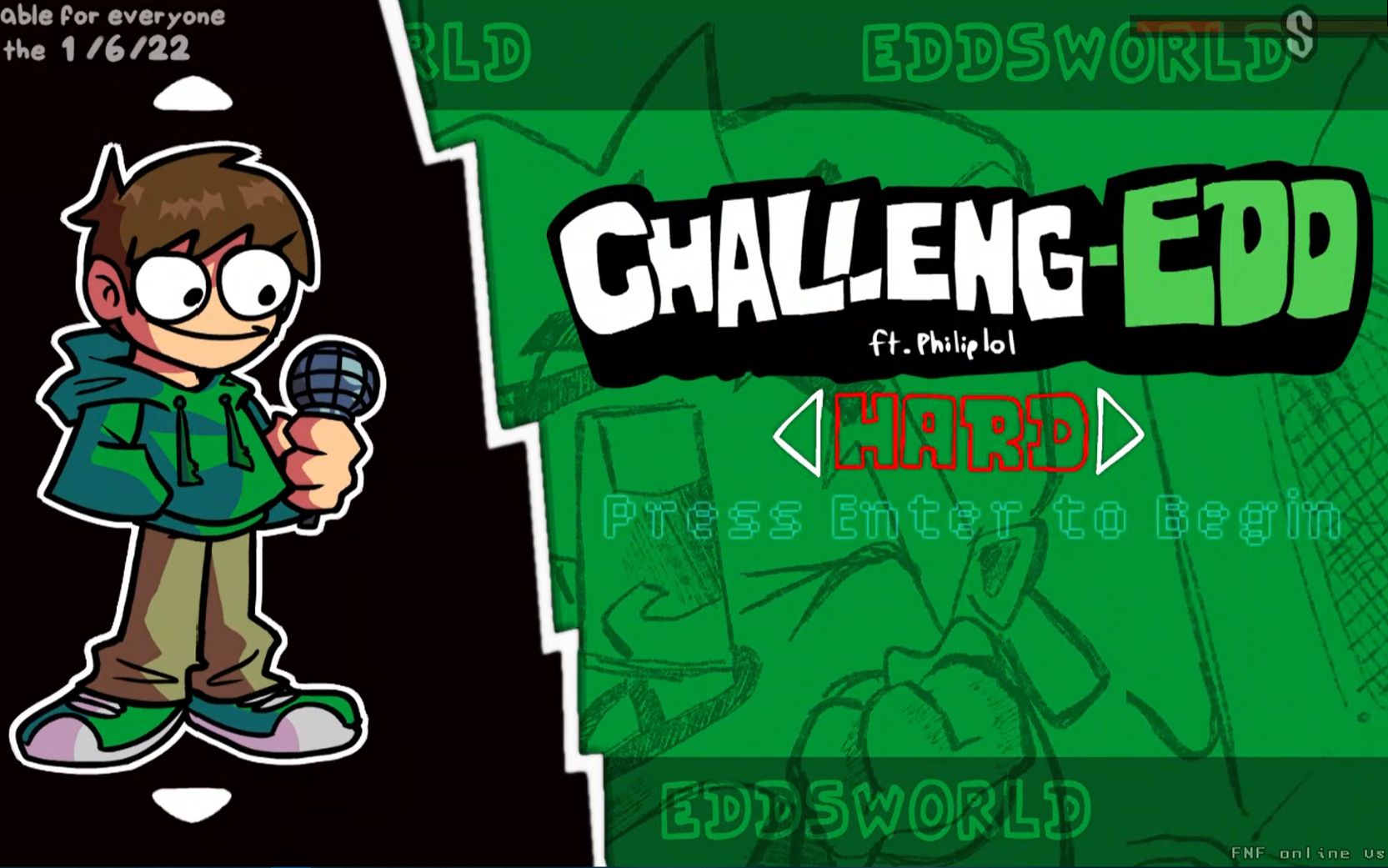 Friday Night Funkin' ：ONLINE VS. EDD_哔哩哔哩bilibili