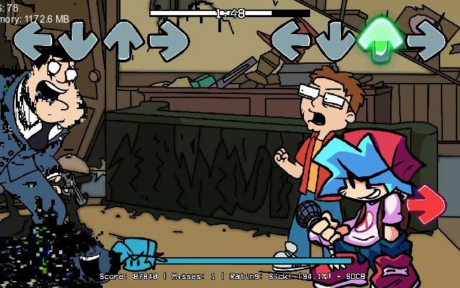 JOE的高光时刻。fnf d-side 错误化模组 Twinkle joe vs Rallo