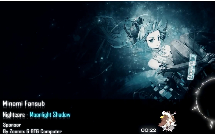 最美Nightcore[5] -- Moonlight Shadow_哔哩哔哩_bilibili