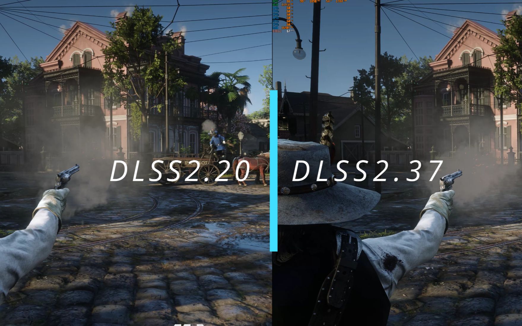 手动替换rdr2中dlss的version，画面与帧数区别_单机游戏热门视频