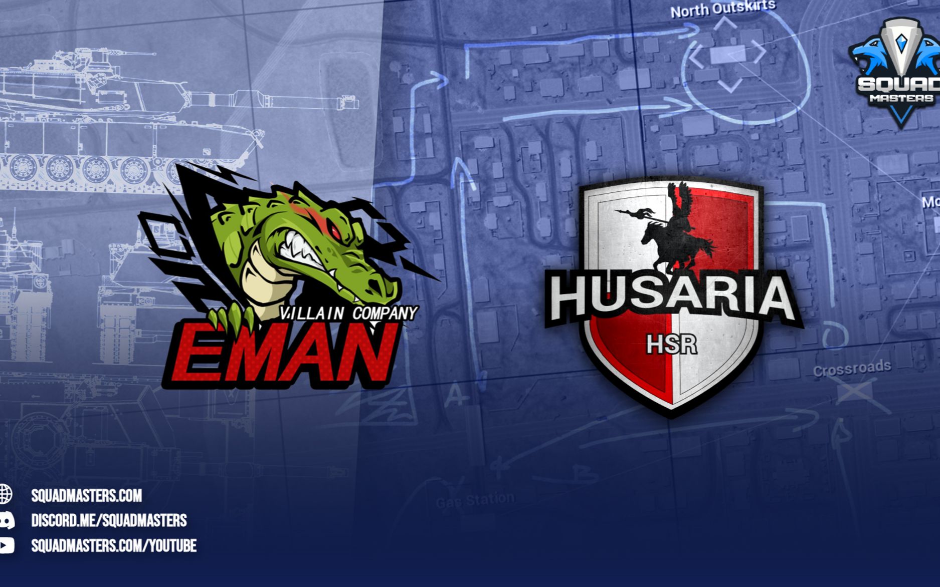 Squad Master Blitz国际赛第3周 EMAN 中东 vs HSR 美 Mutaha skirmish 第一场_哔哩哔哩bilibili