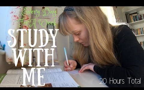 【Ruby Granger】Study With Me Every Night For A Week (20 hours)_哔哩哔哩_bilibili