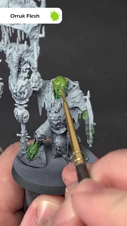 How to Paint Orruk Flesh #shorts_哔哩哔哩_bilibili