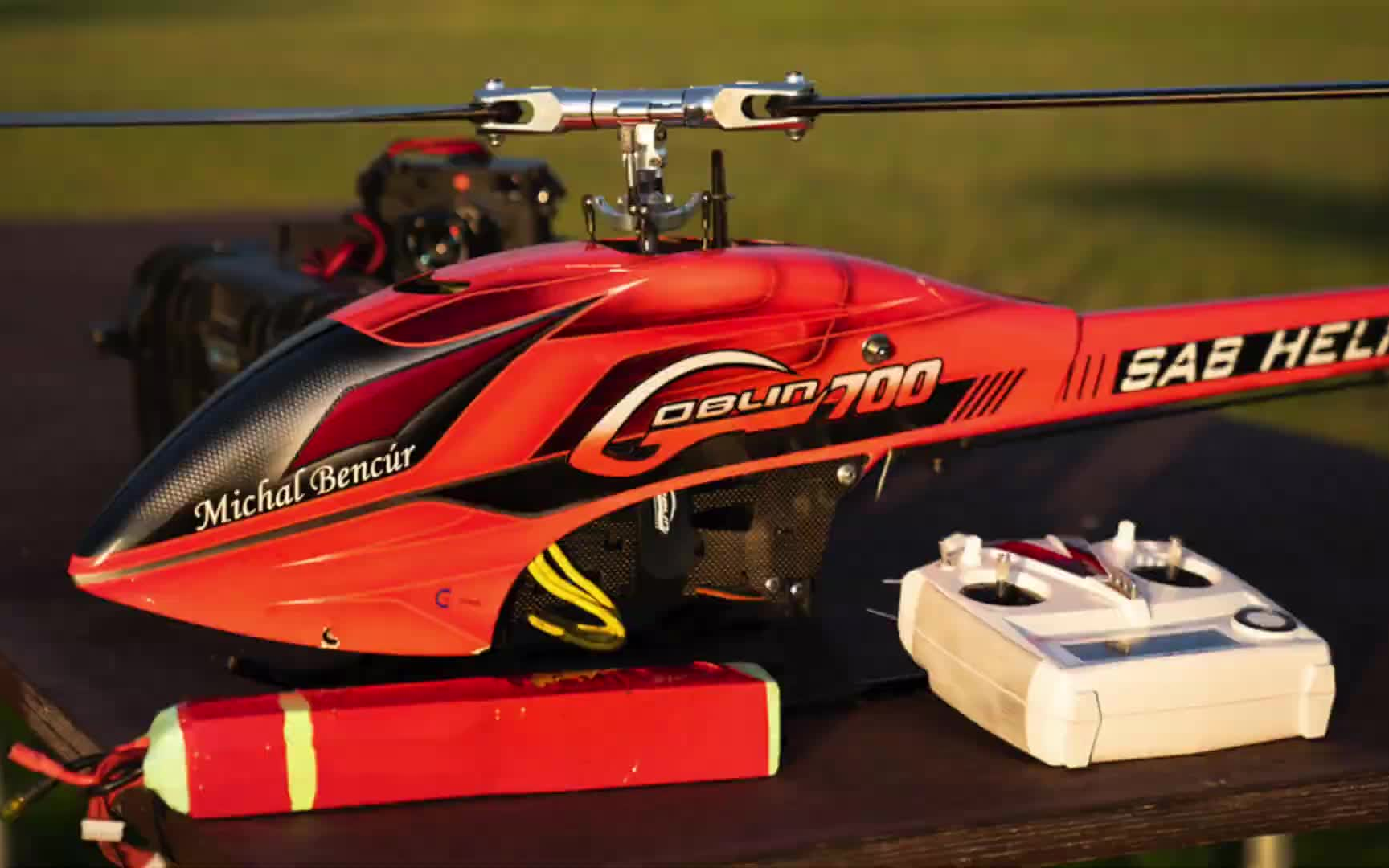 【航模】【直升机】SAB老款DFC_哔哩哔哩_bilibili