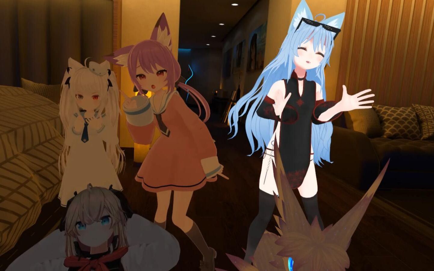 【VRCHAT】萌舞（不是我跳）_哔哩哔哩_bilibili