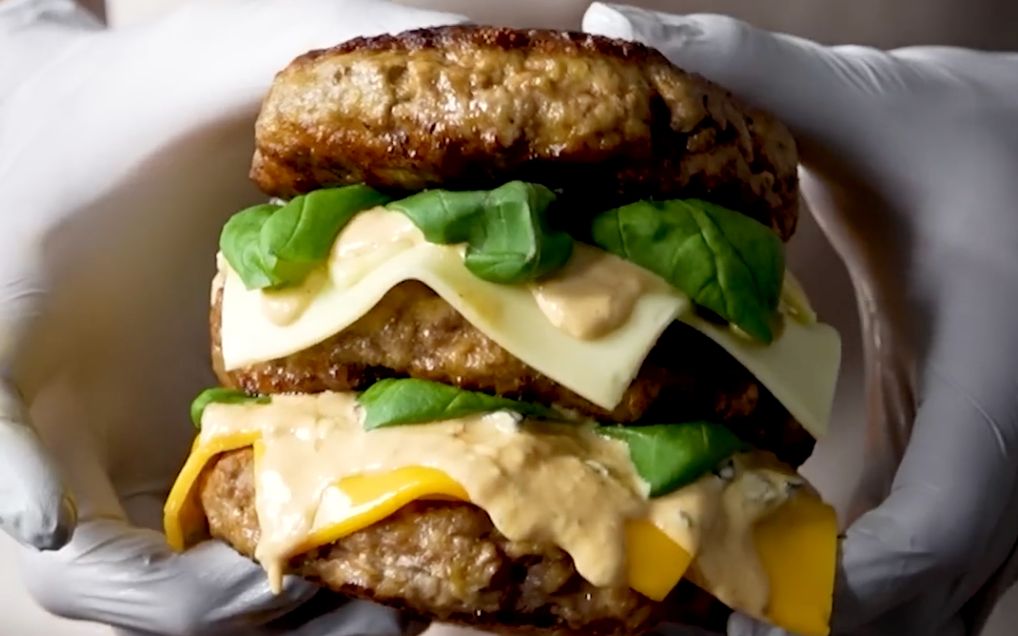 挑战肉最多的芝士汉堡-食肉汉子MeatMan-食肉汉子MeatMan-哔哩哔哩视频