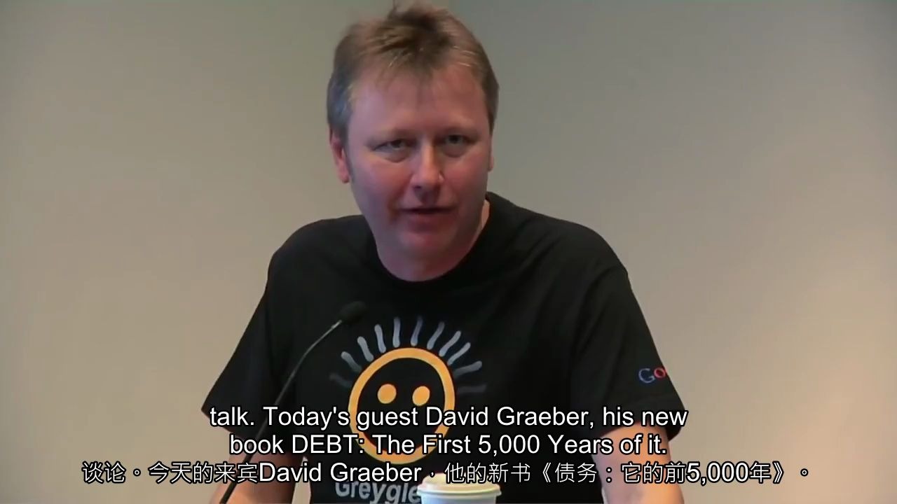 David Graeber: "DEBT: The First5,000 Years"| Talks at Google_哔哩哔哩_bilibili