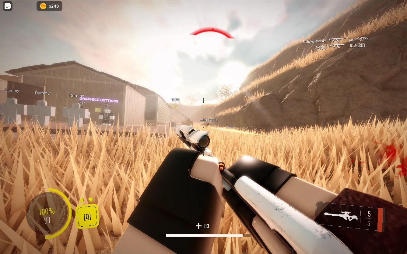 Roblox 第一人称射击游戏《FRONTLINES》正式版发布