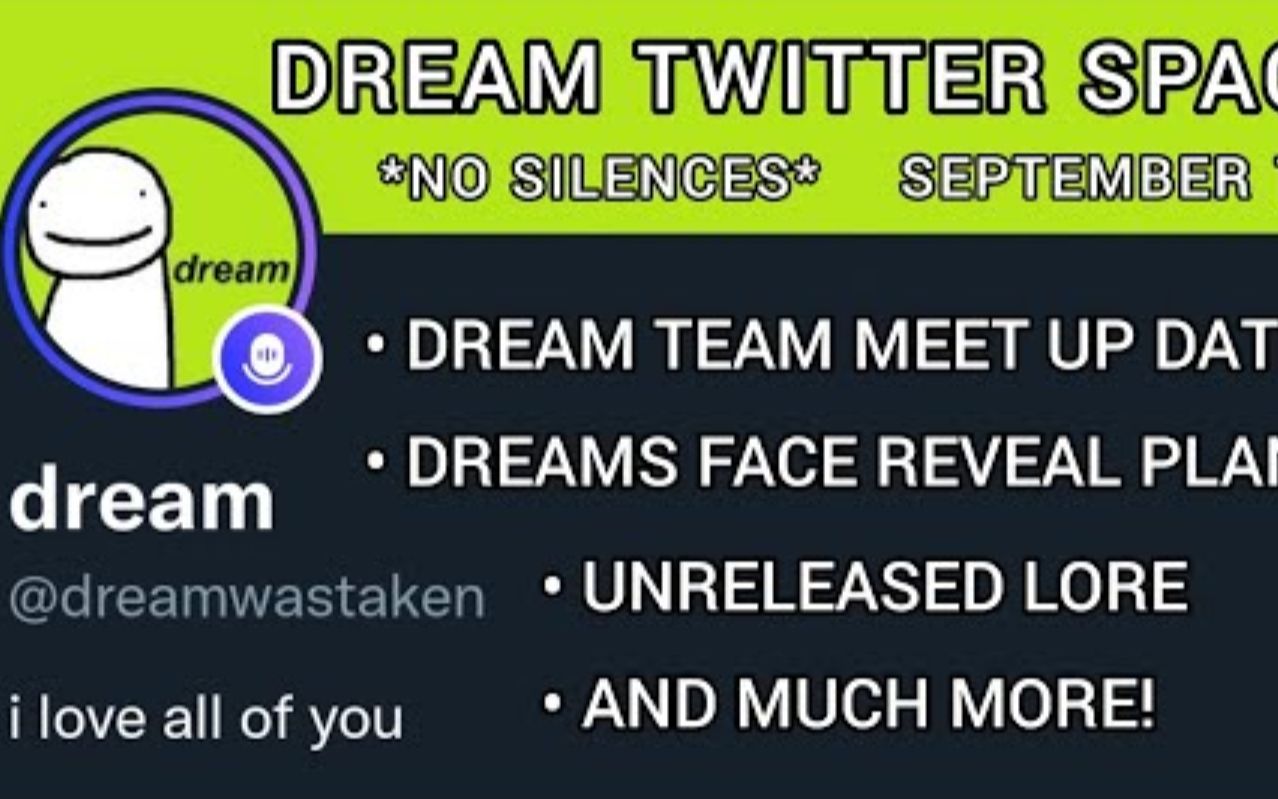 【MCYT/Dream/完整录播】2022 9 11 Twitter直播_哔哩哔哩_bilibili