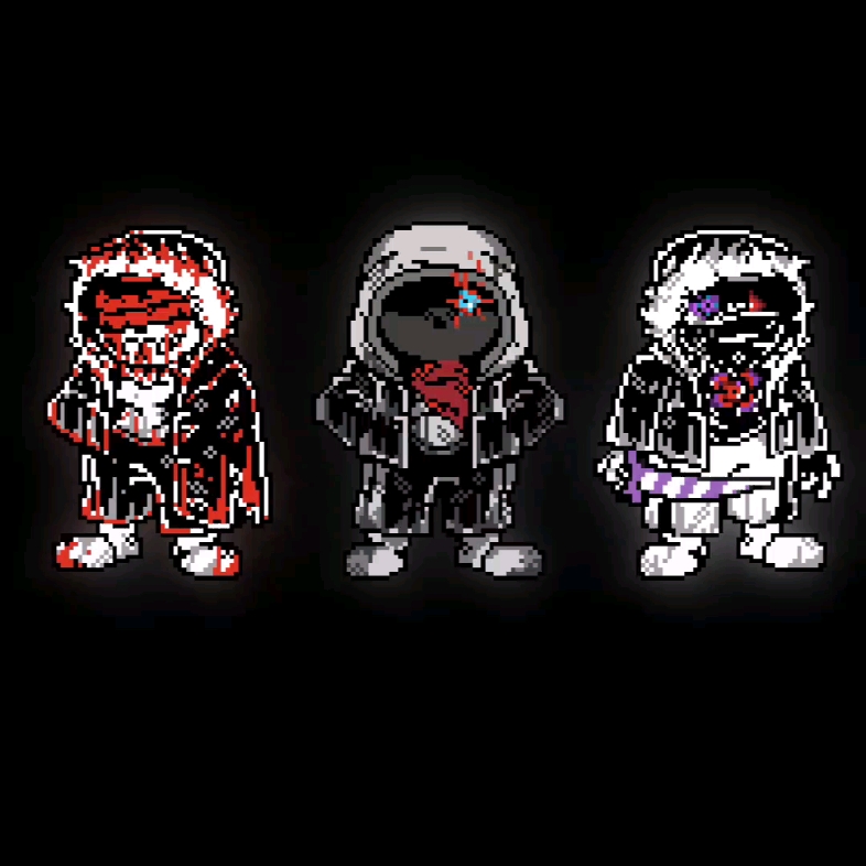 【Ink sans Vs error sans】 tokyovania control-Karmatic-千夜-undertale-哔哩哔哩视频