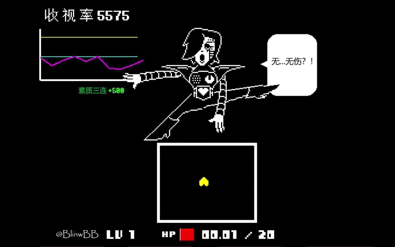 【UNDERTALE】Mettaton EX无伤!_哔哩哔哩_bilibili