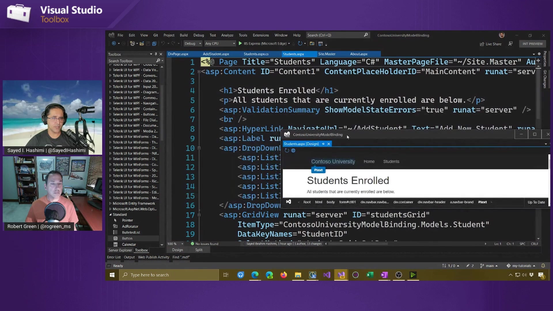 [2021-09-09] Visual Studio Toolbox Web Live Preview_哔哩哔哩_bilibili