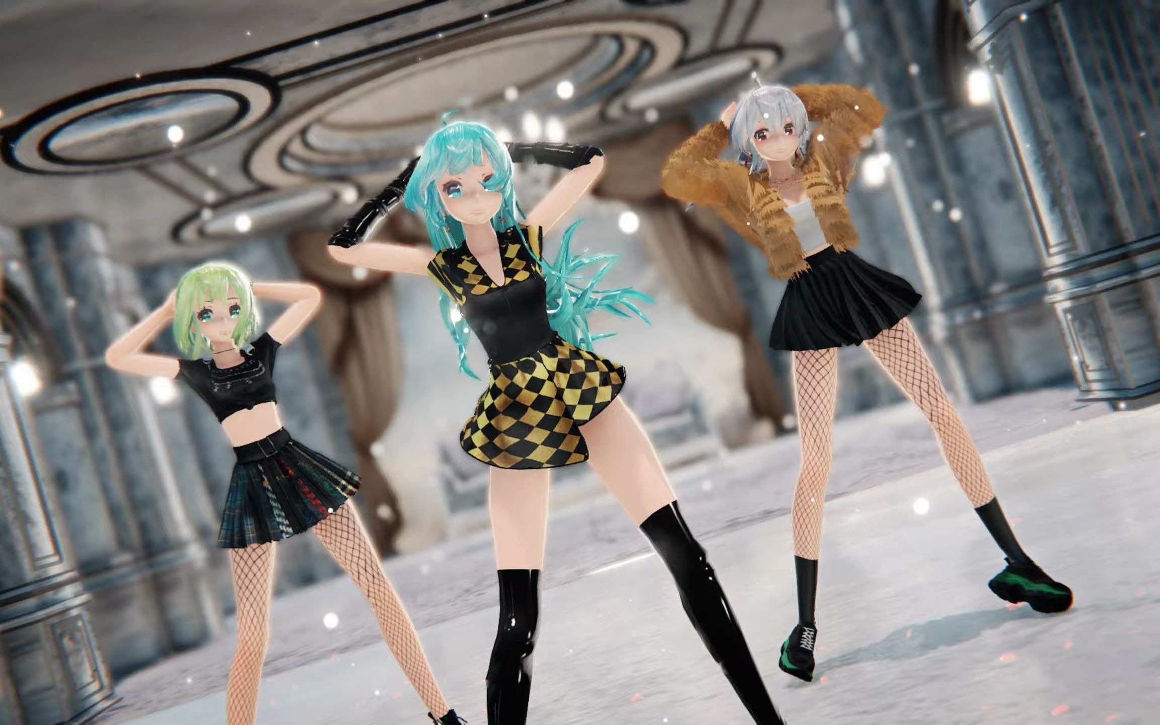 【MMD】 • BLACKPINK - ‘Pretty Savage’ • + CAMERA DL_哔哩哔哩_bilibili