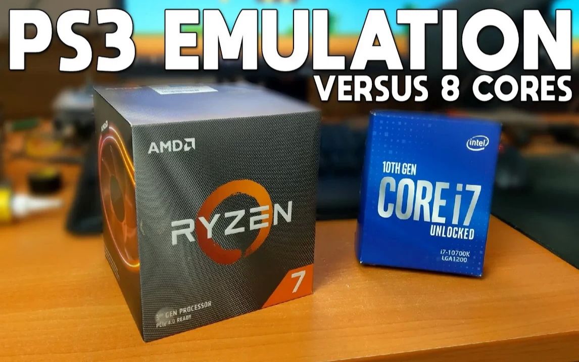 PS3模拟器 | RPCS3 8核CPU游戏性能实测! - AMD 3700X vs Intel 10700K_哔哩哔哩_bilibili