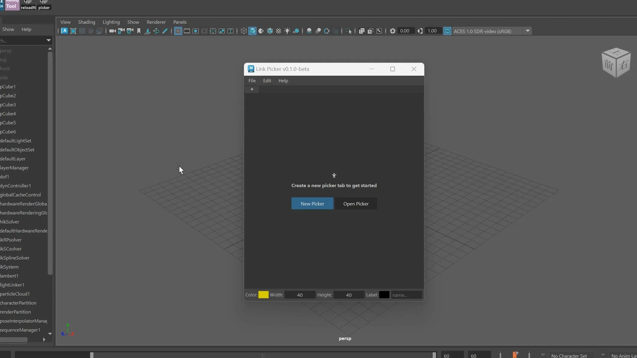 Link Picker (Maya绑定控制拾取器)_哔哩哔哩_bilibili