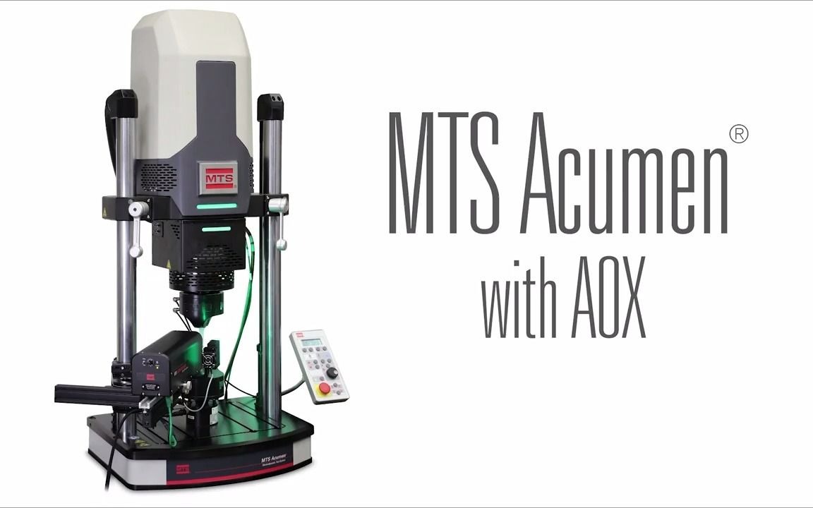 MTS AOX Extensometer on MTS Acumen Test System_哔哩哔哩_bilibili