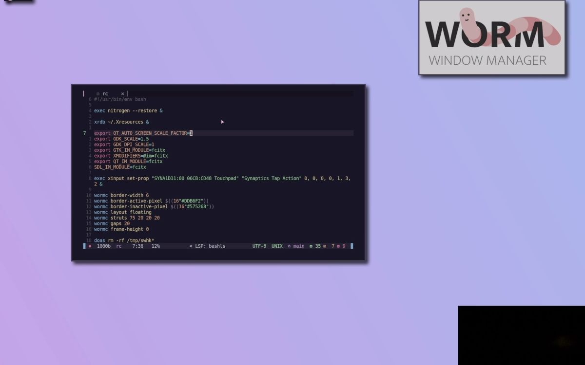 Worm window manager 一款nim编写的多布局窗口管理器_哔哩哔哩_bilibili
