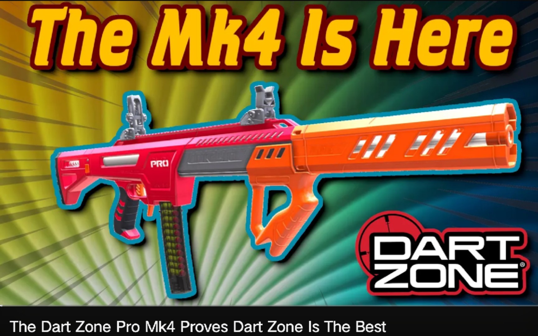 Dart Zone Max Omnia Pro 官方首测出炉 - NERF类海绵软蛋玩具发射器