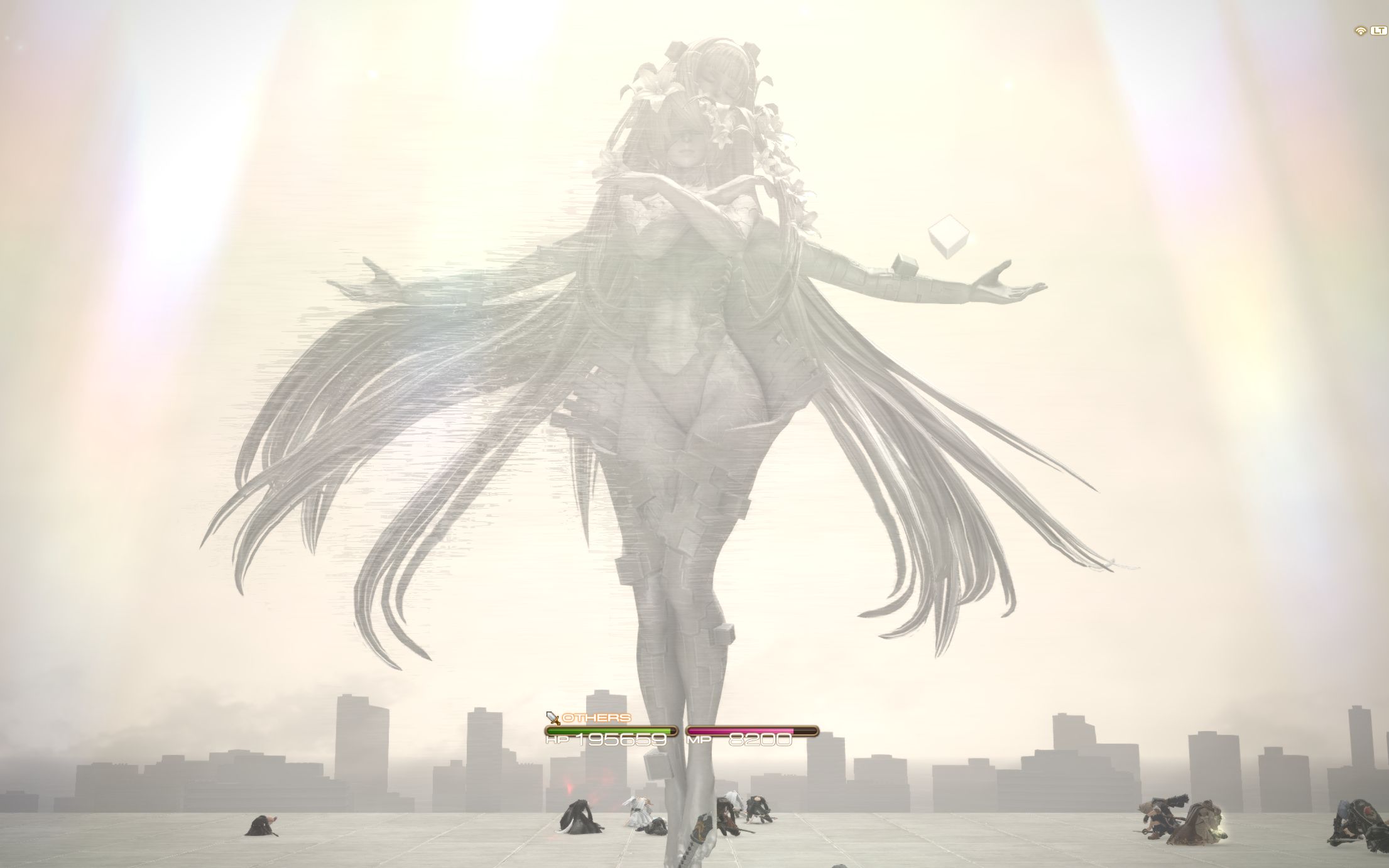 【FF14】5.5尼尔nier联动 尾王 BGM only：カイネ／救済(Kaine)_哔哩哔哩_bilibili