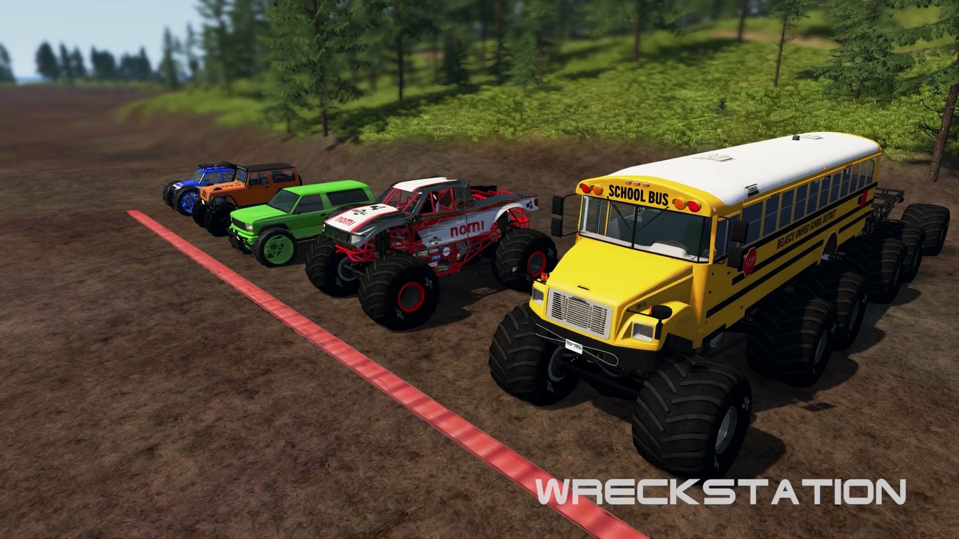 怪兽大脚车对决 - Beamng drive - WreckStation_哔哩哔哩 (゜-゜)つロ 干杯~-bilibili