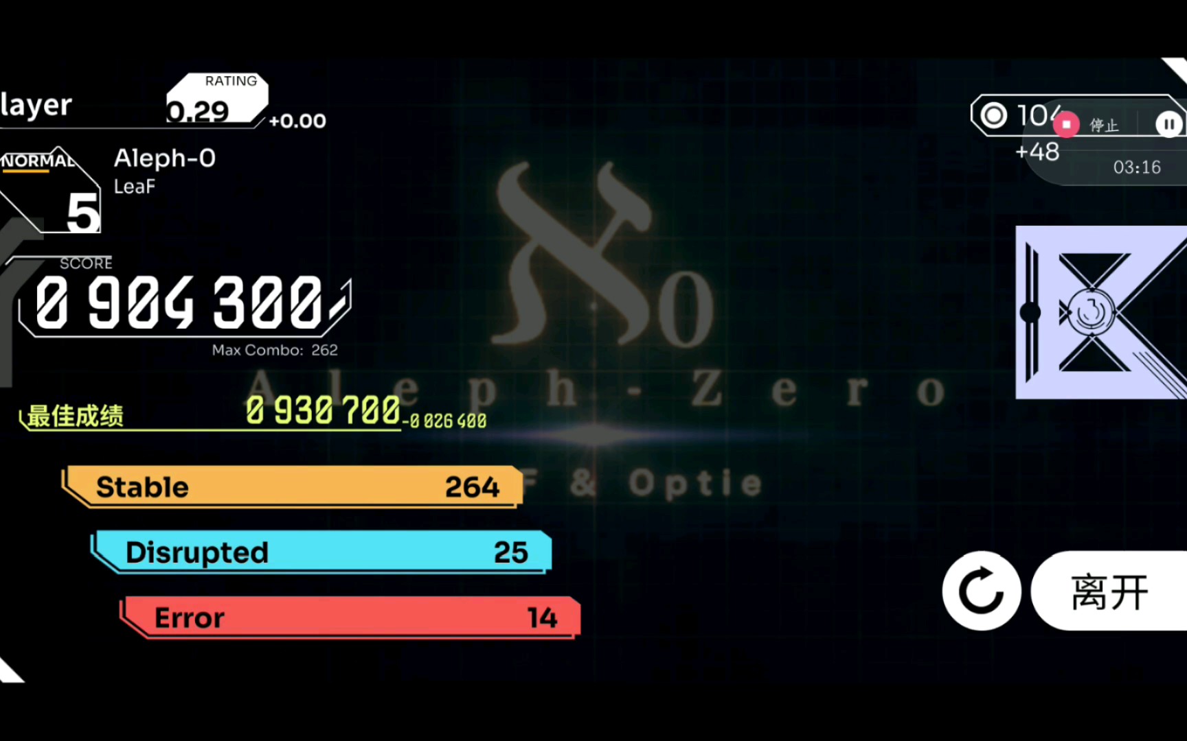 【Orzmic】Aleph·Zero（normal）_哔哩哔哩_bilibili