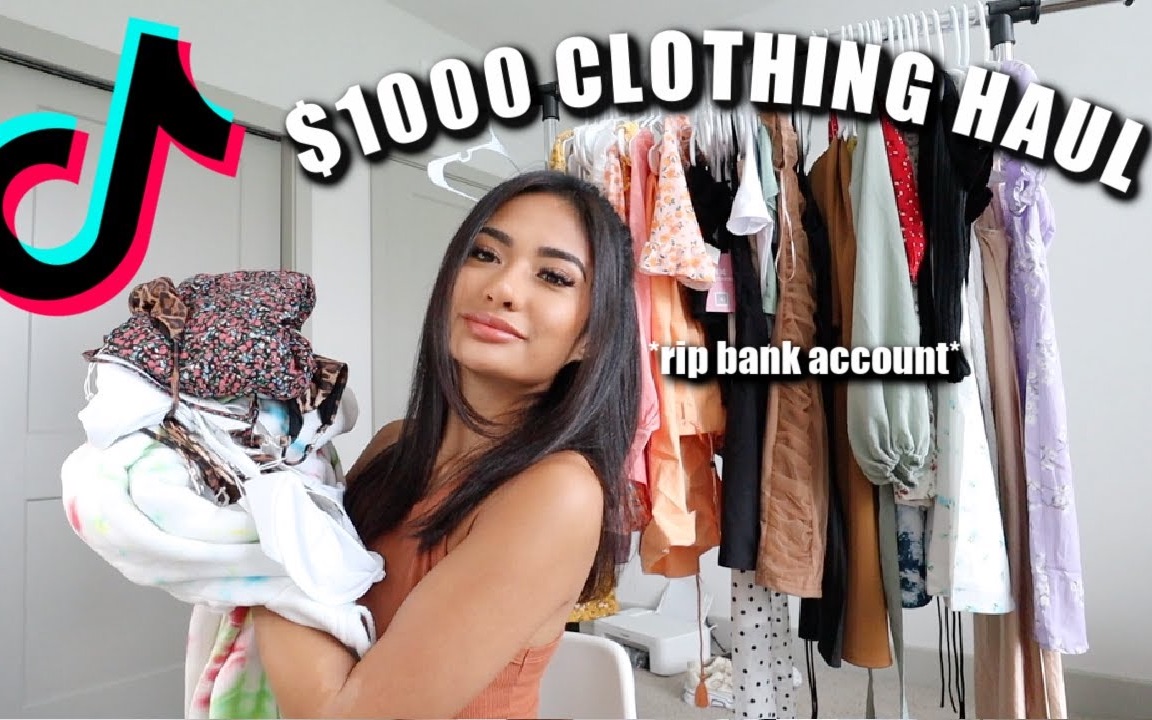 【Kayla Kosuga】试穿抖音爆火的服饰品牌单品 购物分享｜trying VIRAL tiktok clothing stores ...