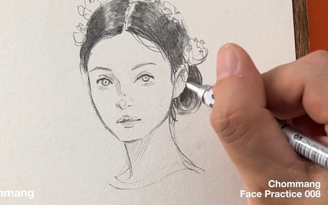 Chommang 手绘【中英字幕】 || 关于如何画脸【第十二弹】