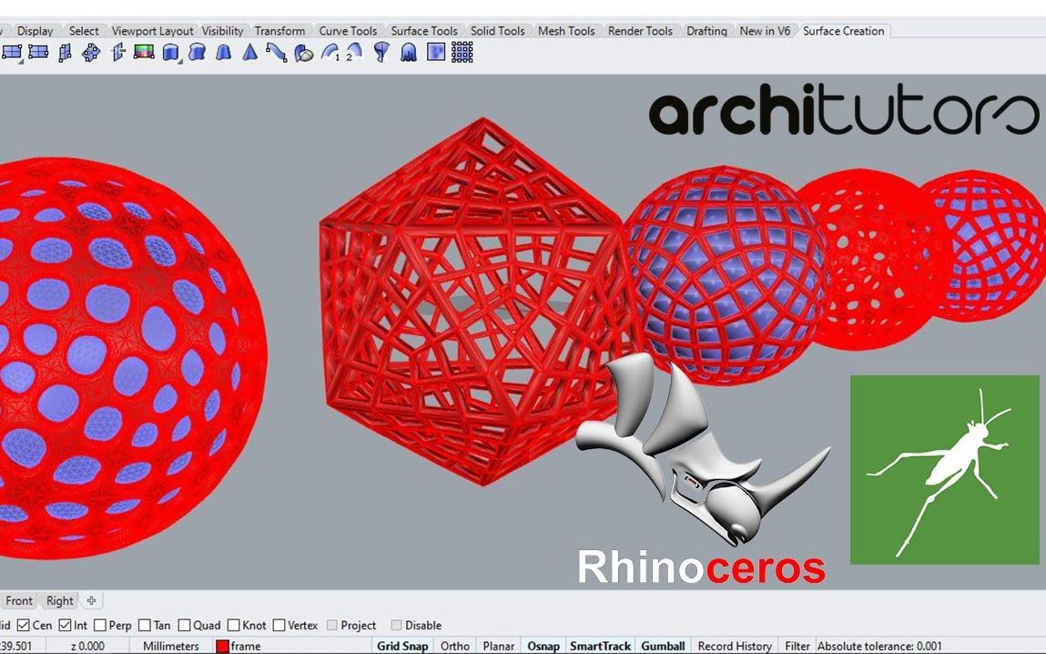 【设计师加油站】architutors出品的 Grasshopper教程：geodesic sphere_哔哩哔哩_bilibili