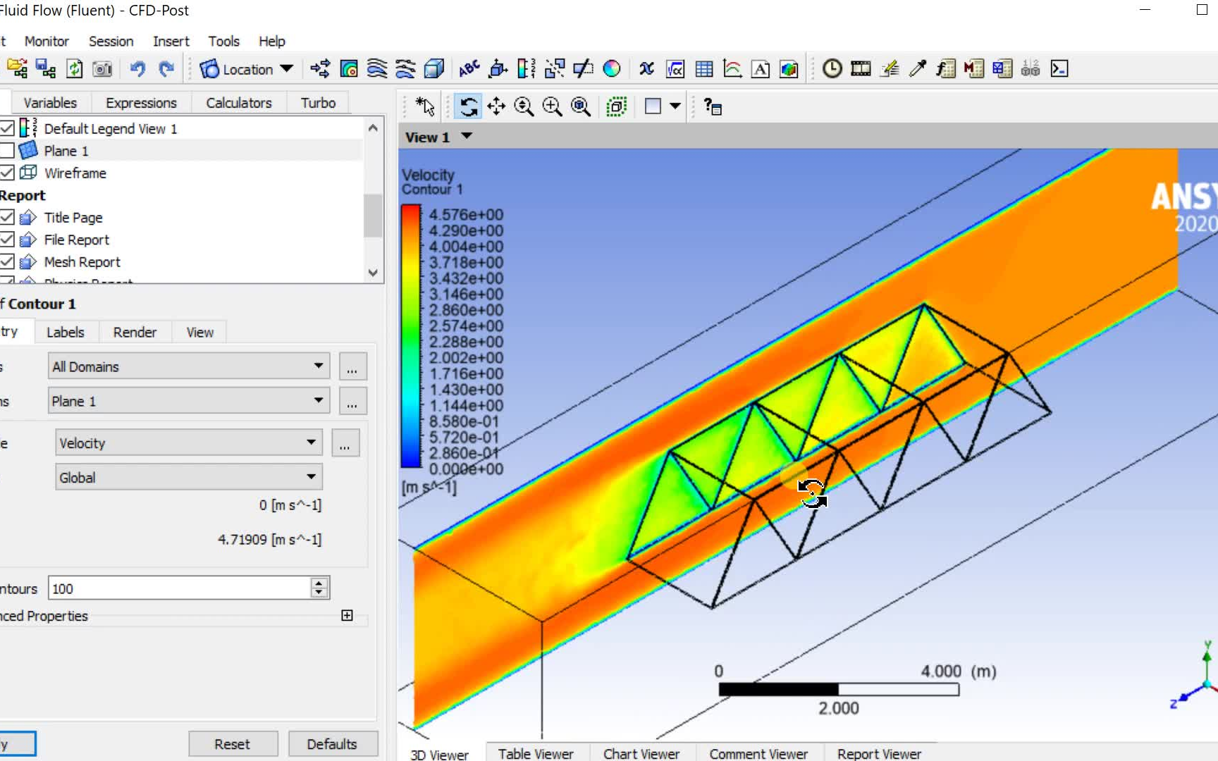 【ANSYS Fluent 案例】桁架桥上的风流分析（2/2）_哔哩哔哩 (゜-゜)つロ 干杯~-bilibili