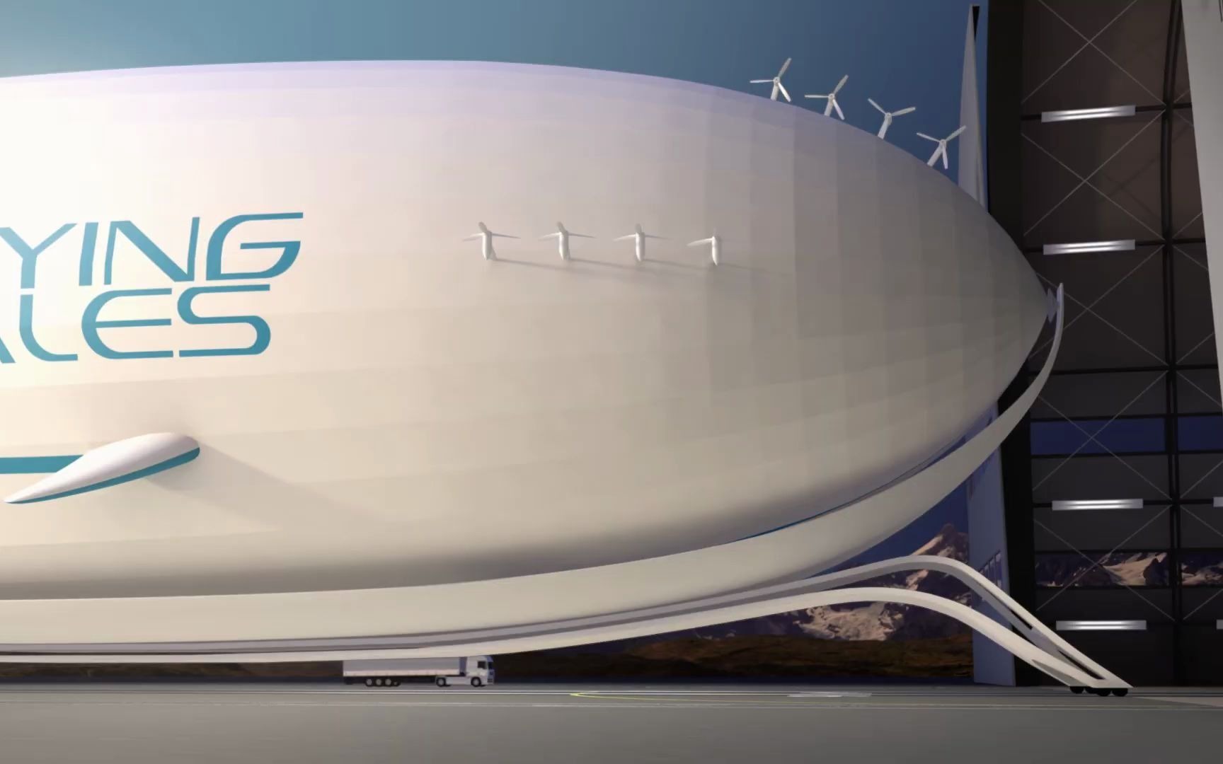 中法联合研制的60吨级巨型硬式飞艇“飞鲸”LCA60T_哔哩哔哩_bilibili