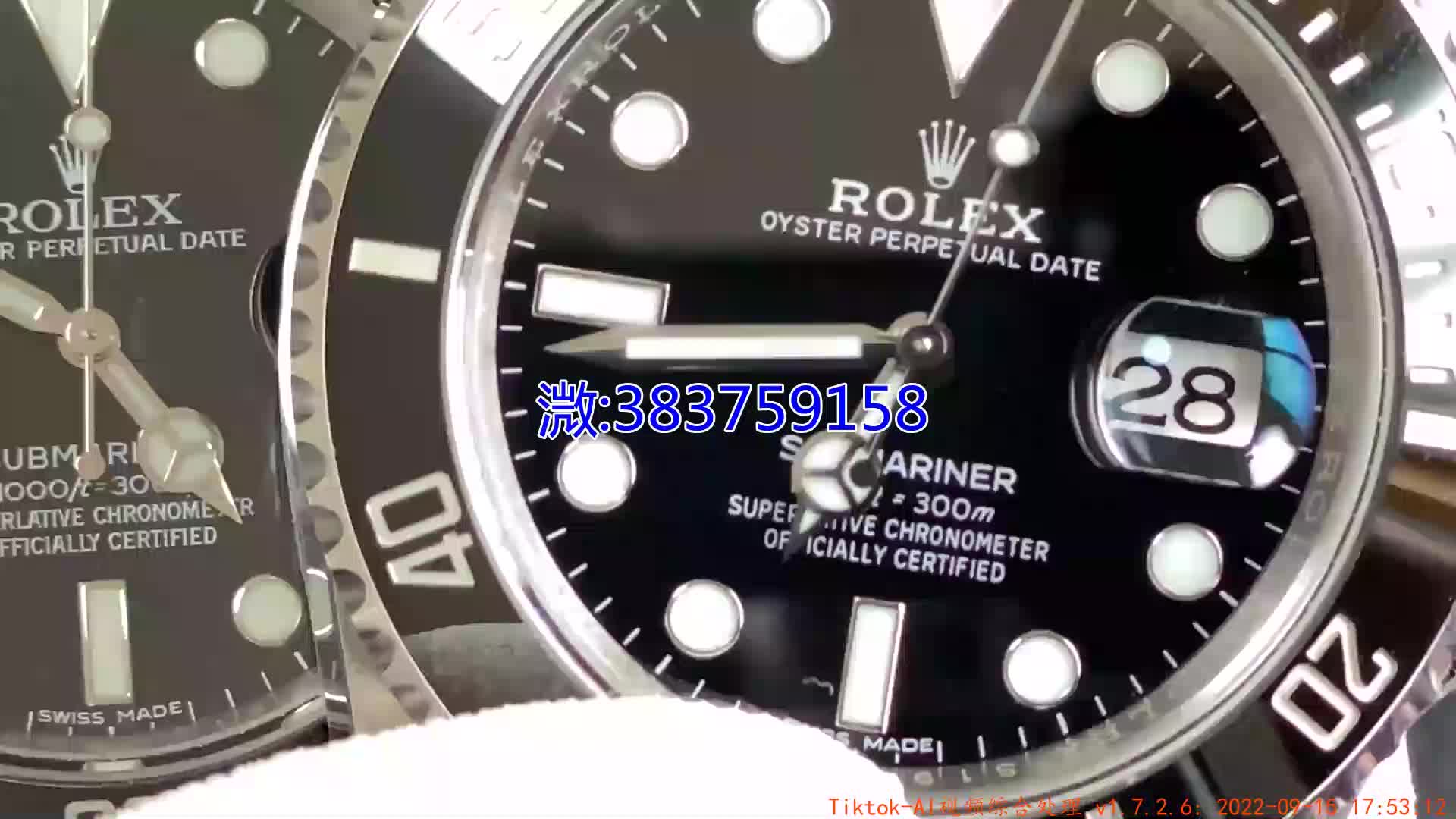 ZF厂浪琴康卡斯潜水系列L3.781.3.98.9蓝盘_哔哩哔哩_bilibili