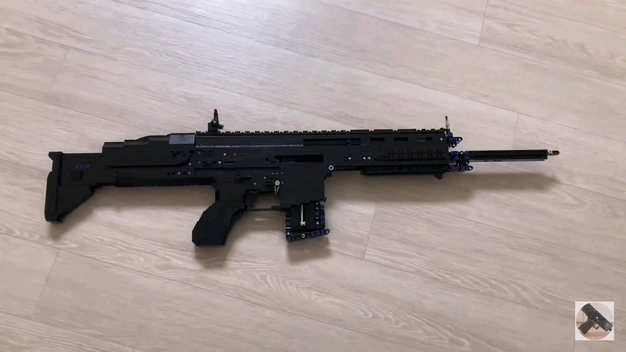 【搬运】World's Best LEGO Gun?Blowback Shell Ejecting Rifle Working