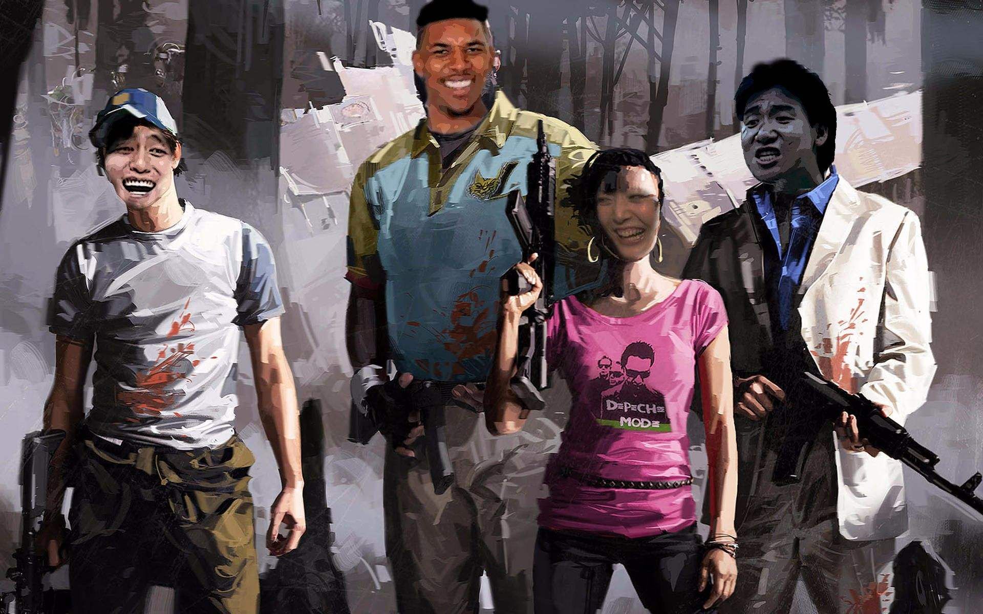 【L4D2】四人重启求生之路创意工坊-fall in death_哔哩哔哩_bilibili