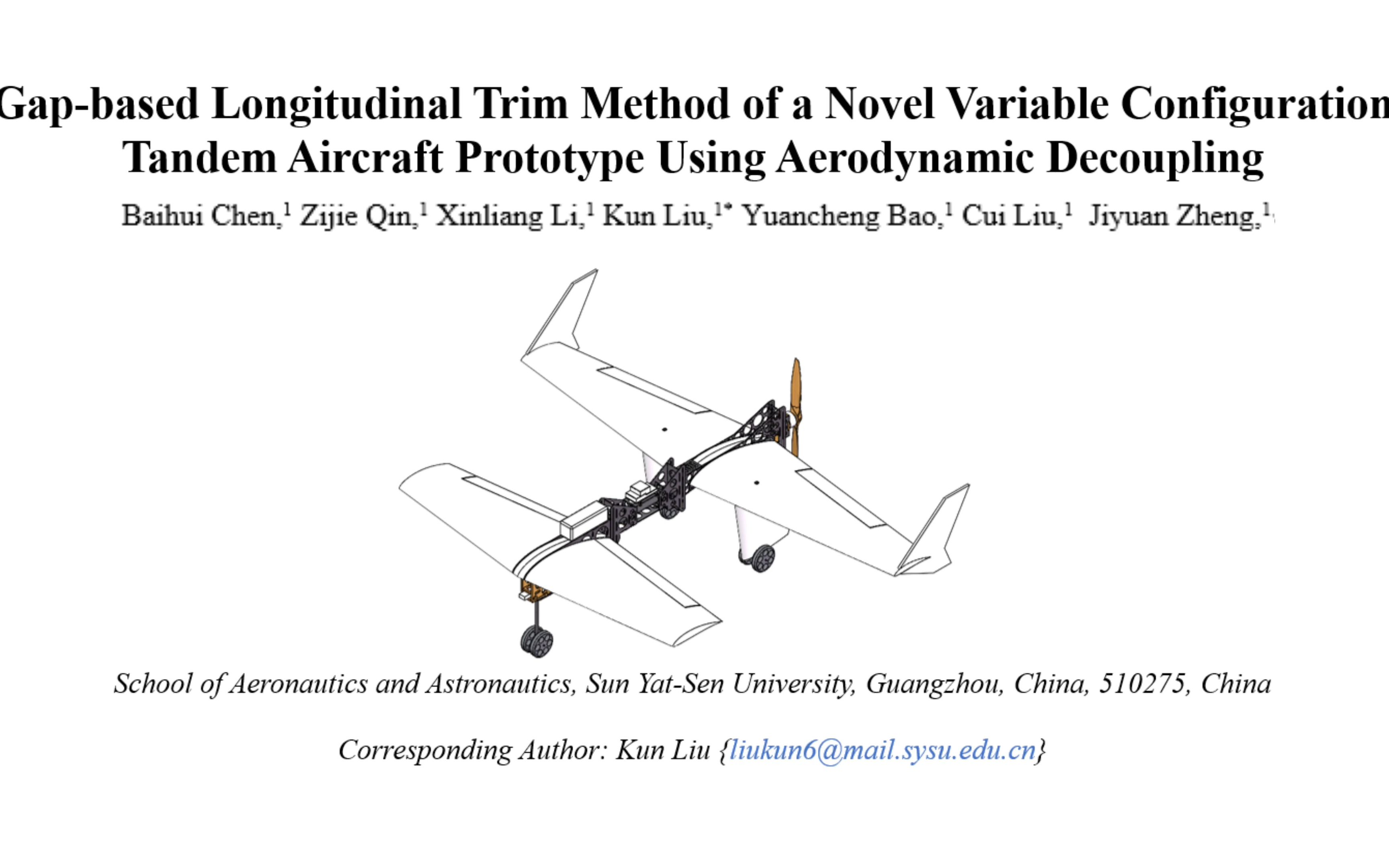 Gap-Based Longitudinal Trim Method of Tandem Aircraft : Flight Test of ...