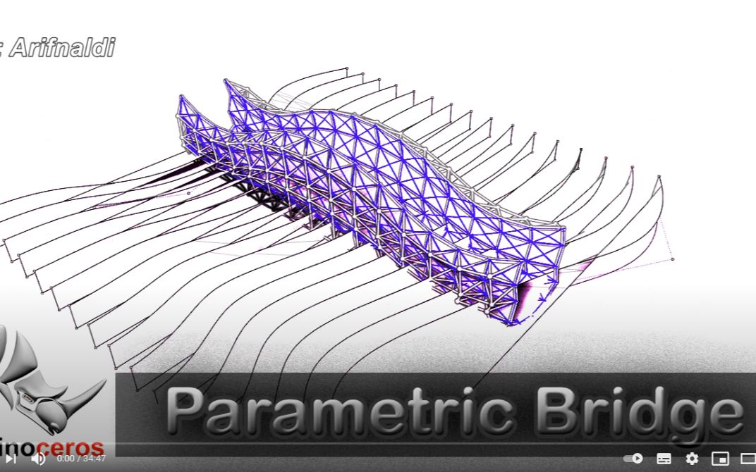 Grasshopper桥梁专题教程（1）_哔哩哔哩_bilibili