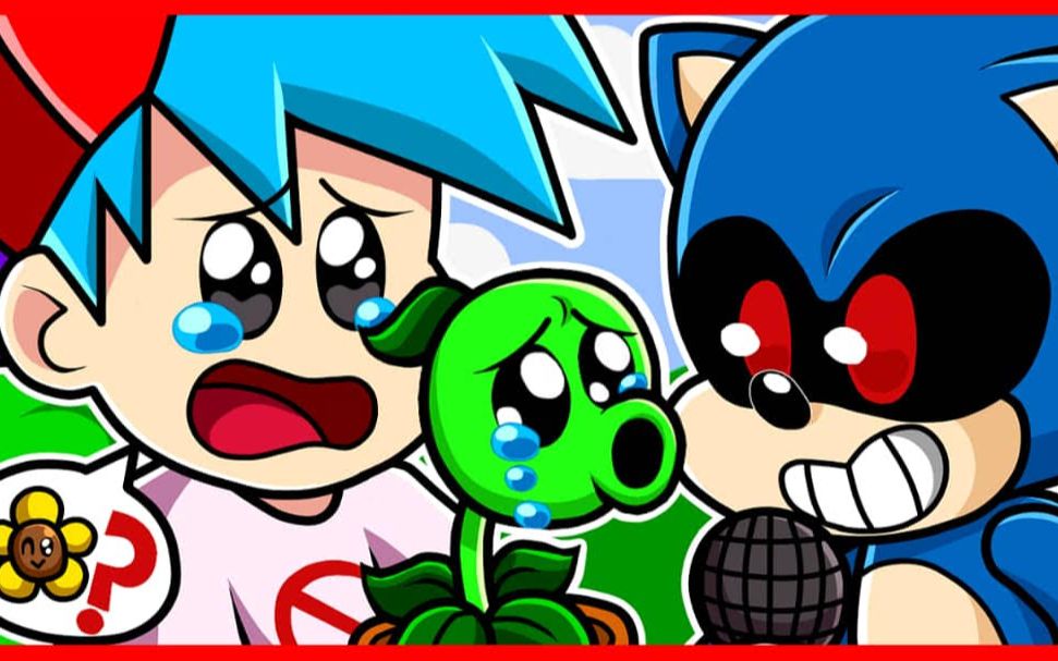 Sonic.exe & Boyfriend & Tails - Friday Night Funkin Animation #2_哔哩哔哩 ...