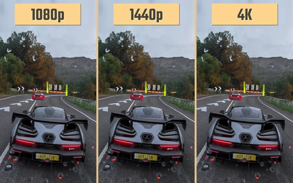 地平线4 1080p vs 1440p vs 2160p 4K RTX 2060 (性能比较）_哔哩哔哩_bilibili