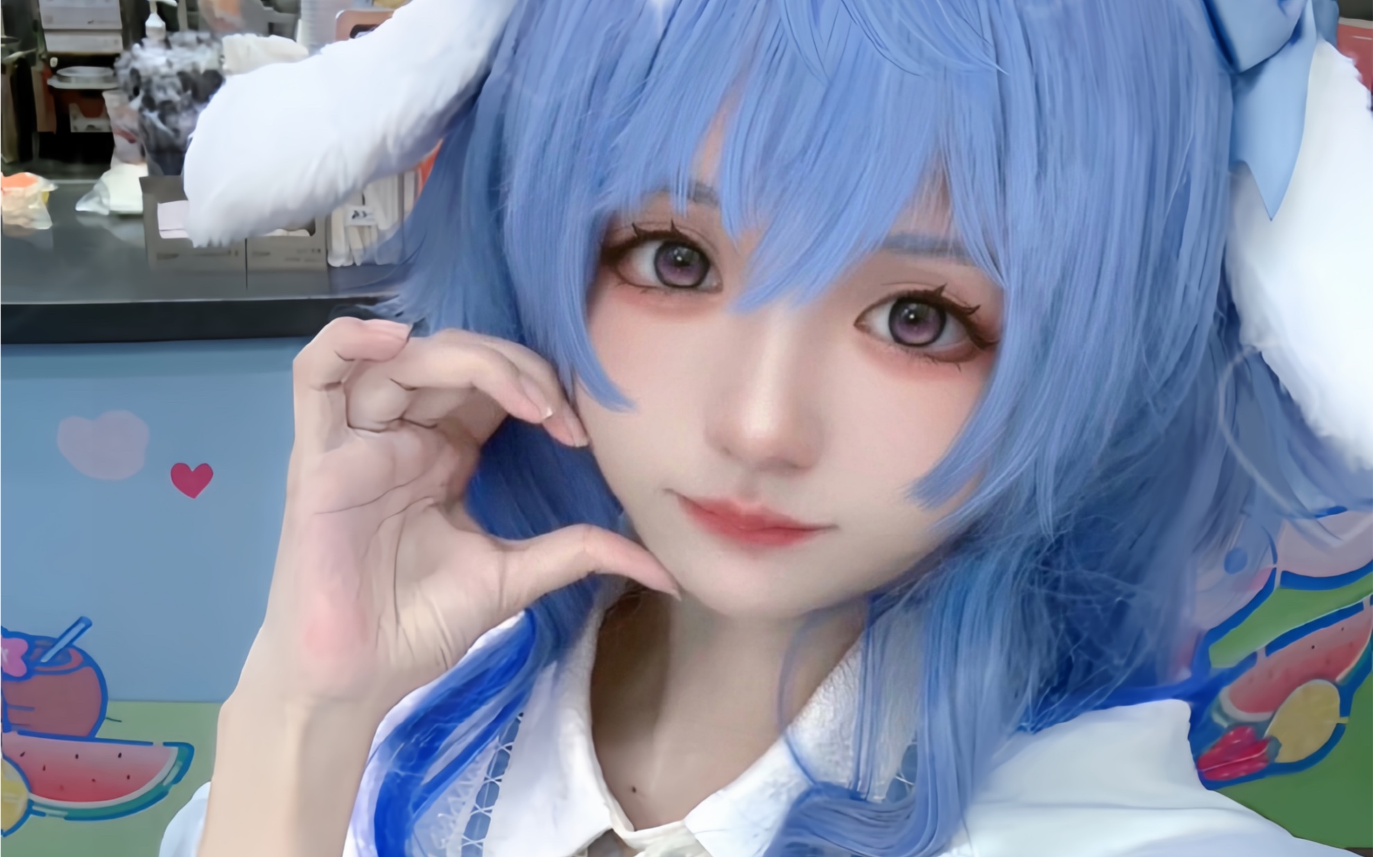 嘟嘟嘟嘟，笨蛋大学生cos甘雨-Kitty_wan-Kitty_wan-哔哩哔哩视频