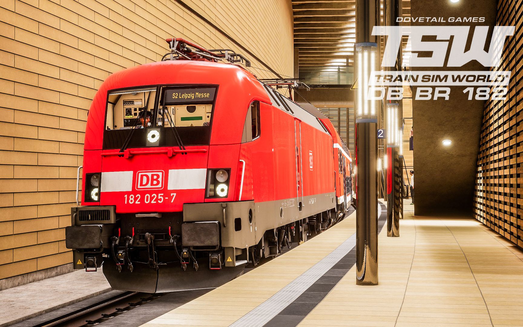 火车模拟世界 - DB BR 182 #1：莱比锡S2线快速列车 驾驶BR182穿过城市隧道 | Train Sim World_哔哩哔哩 ...