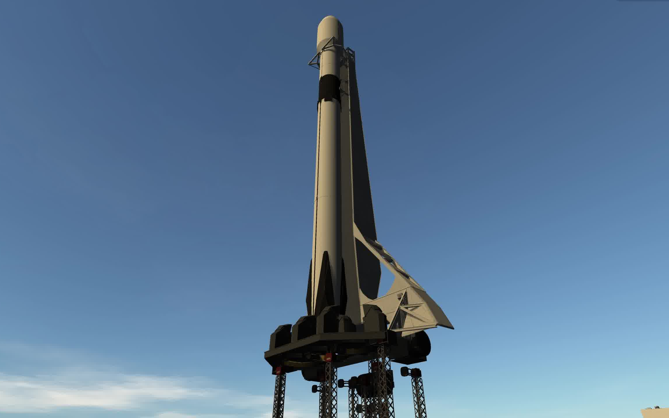 【KSP】Falcon9（猎鹰九号）重置版 先行展示 纯原版组件（含DLC），仅使用TURD改色_哔哩哔哩bilibili_坎巴拉太空计划