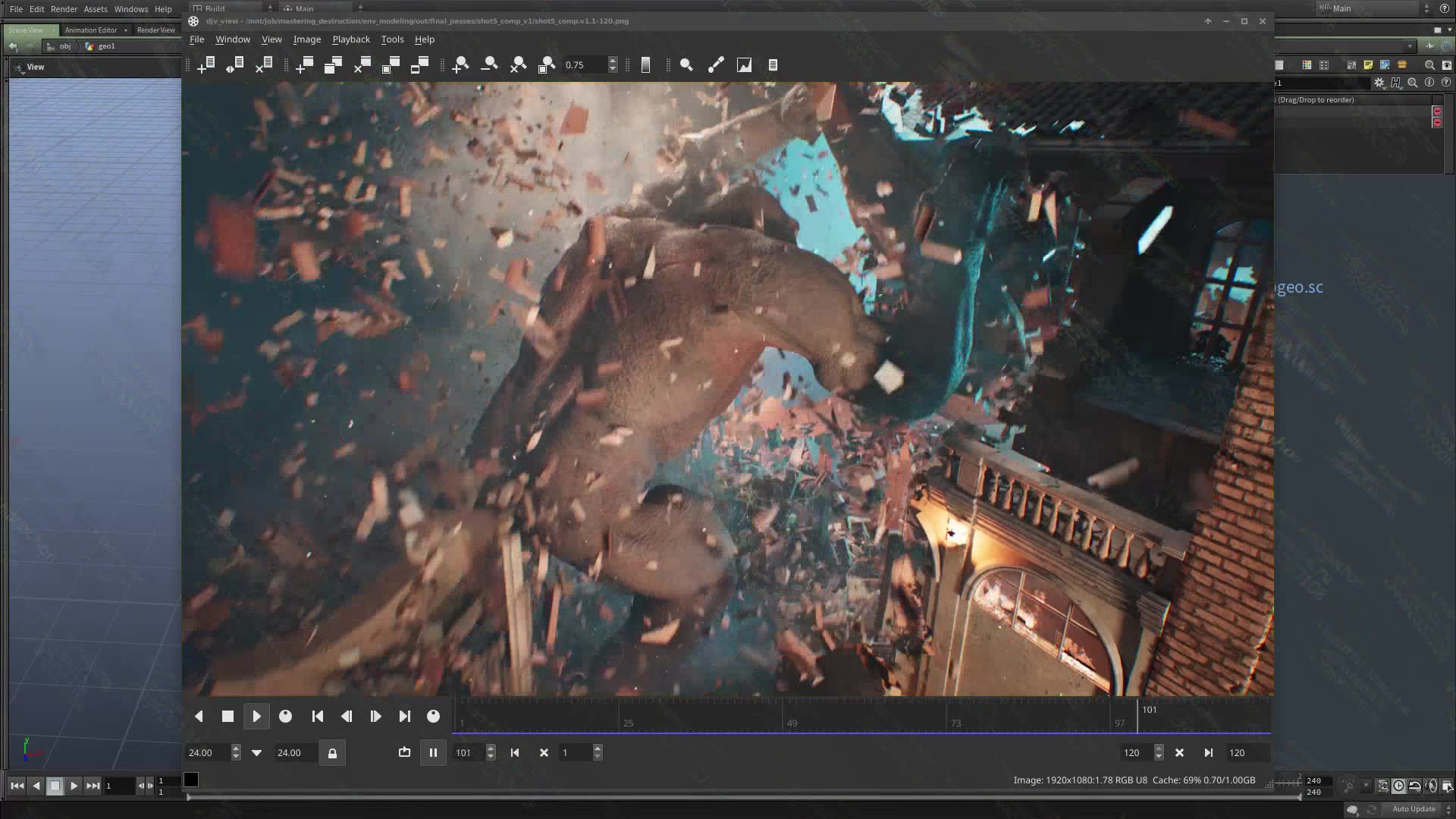 Rebelway - Mastering Destruction & FX in Houdini [Week 2]