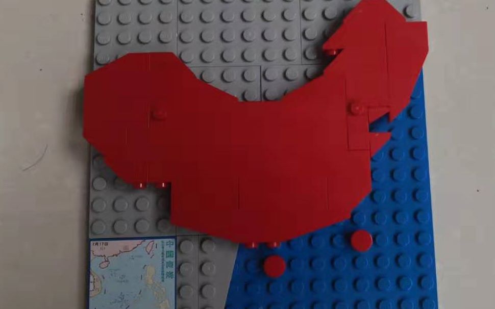 【乐高MOC】原创教程教你用乐高拼一副中国地图_哔哩哔哩_bilibili