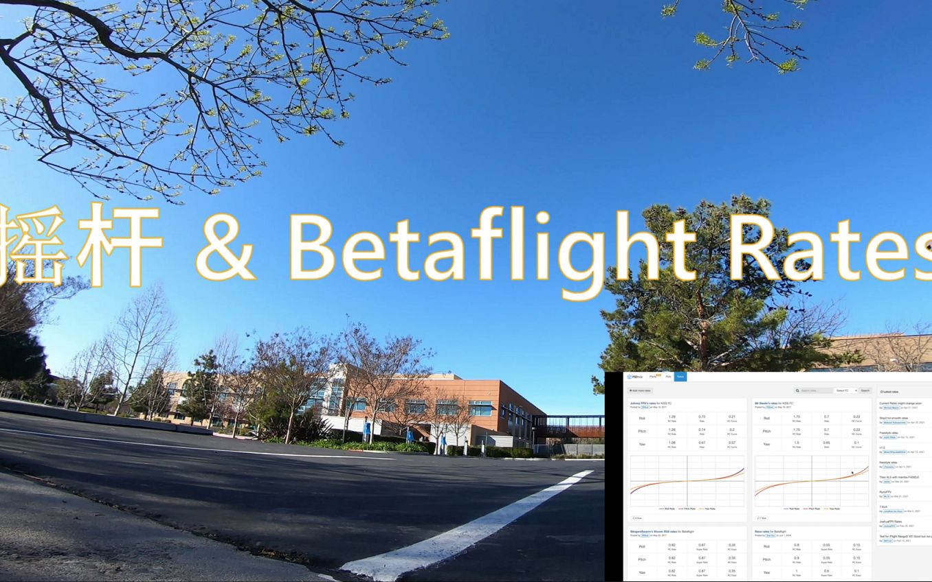 [FPV知识] 摇杆与Betaflight Rates - 以及如何抄大神们pid rates的作业_哔哩哔哩_bilibili