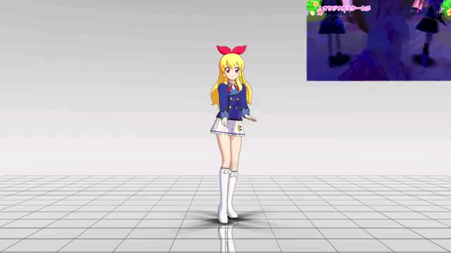 [MMD] [Aikatsu] Original Star☆彡 (Motion Data Convertion )(DL)_哔哩哔哩_bilibili