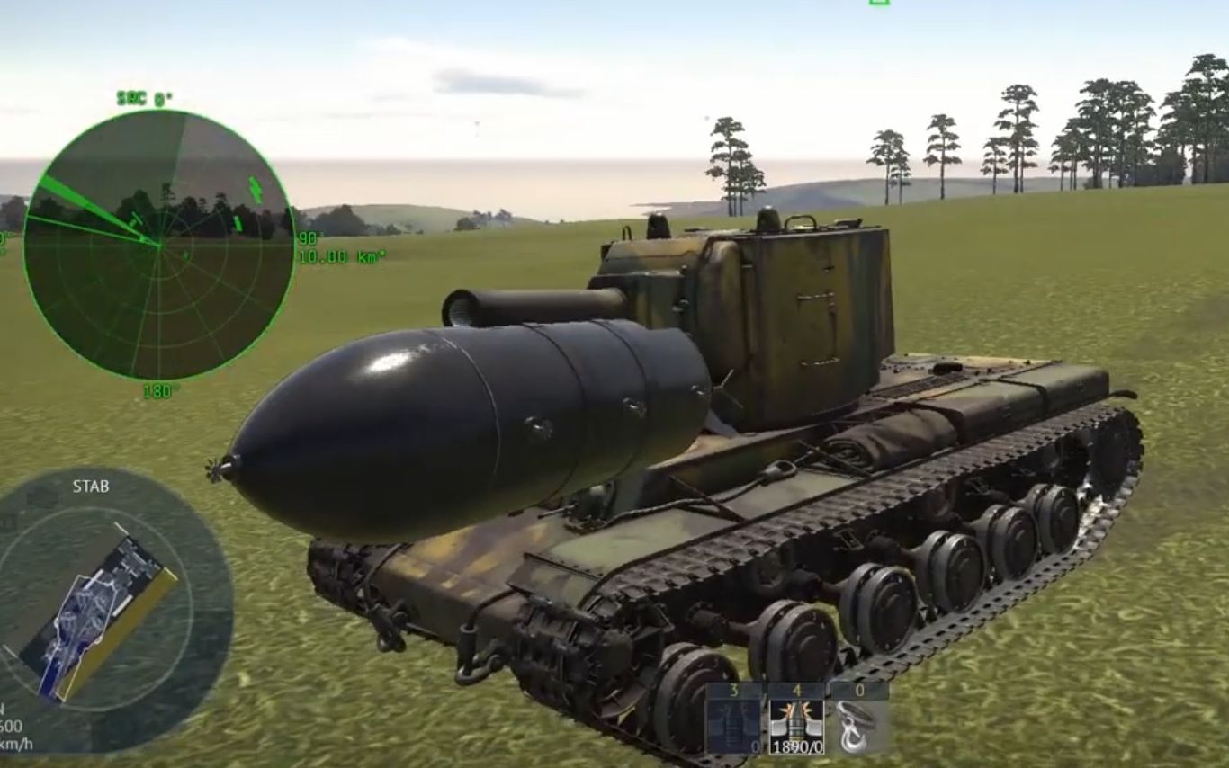 FAB-5000 地空导弹 KV-2 （战争雷霆 自制mod）_哔哩哔哩_bilibili