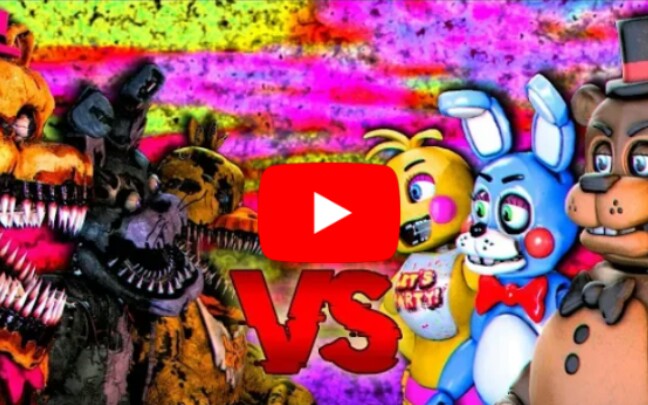 [FNAF SFM] Nightmare VS Toy Animatronics (Five Nights at Freddy's ...