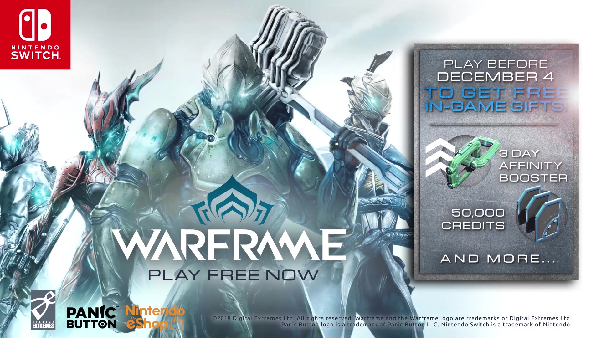 Warframe - Nintendo Switch 发售宣传_哔哩哔哩_bilibili