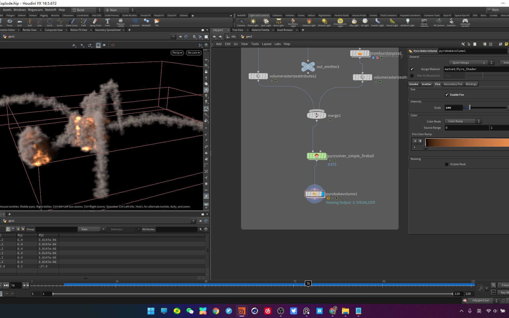 【Houdini教程】利用houdini和mops插件制作发射爆炸尾巴_哔哩哔哩_bilibili